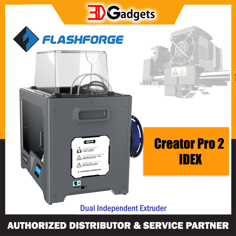 FlashForge Creator Pro 2 | Dual Independent Extruder 3D Printer
