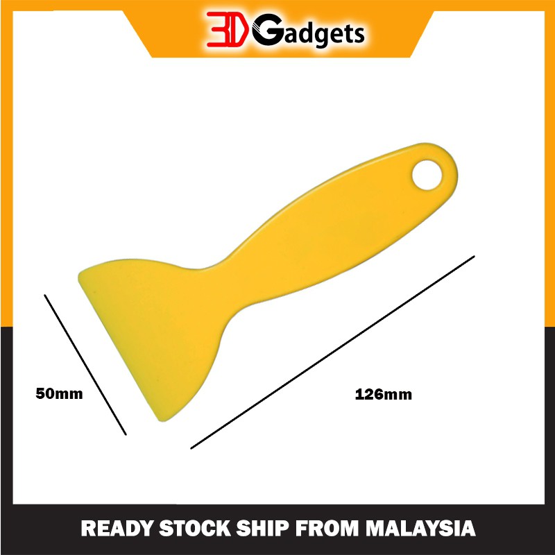 3D Gadgets Malaysia| Plastic Scraper for Resin Residue Cleaning 3D Printer