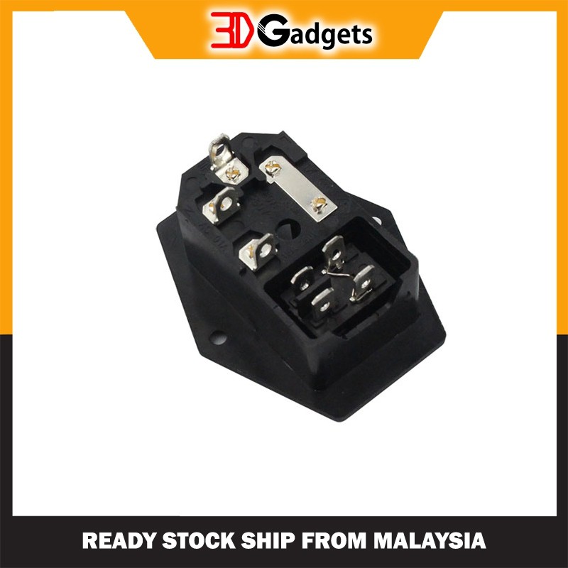 Power Supply Socket with Fuse