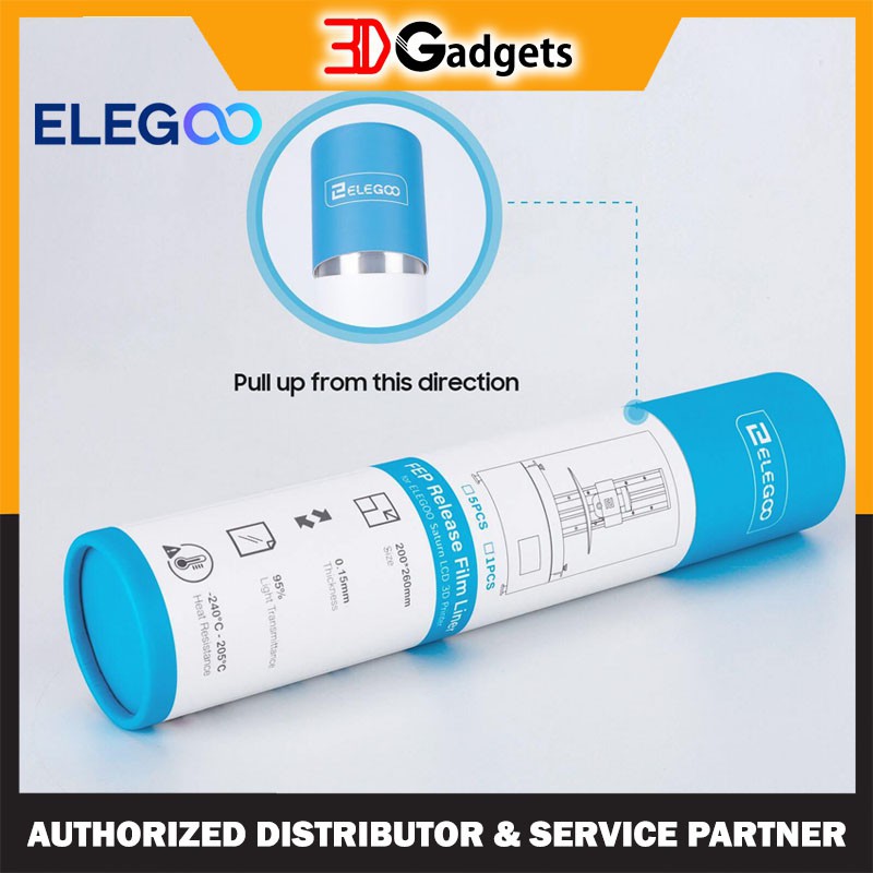 3D Gadgets Malaysia | Elegoo 5pcs FEP Film Set for Saturn 3D Printer
