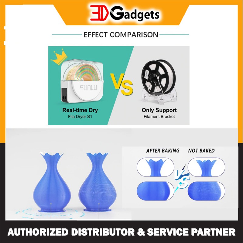 SUNLU drybox S1: Filament Dryer Box for 3D Printer filaments