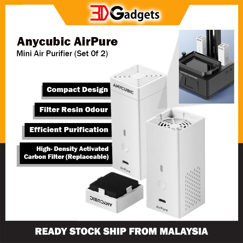 ANYCUBIC 2PCS AIRPURE MINI AIR PURIFIER