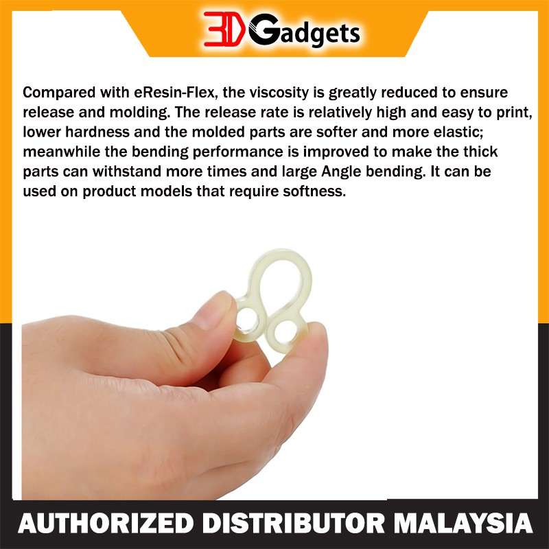 eSUN Elastic eResin-eLastic Photopolymer Resin | 3D Gadgets Malaysia