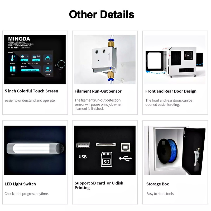 MINGDA MD-1000 PRO INDUSTRIAL FDM 3D PRINTER | 3D Gadget Malaysia