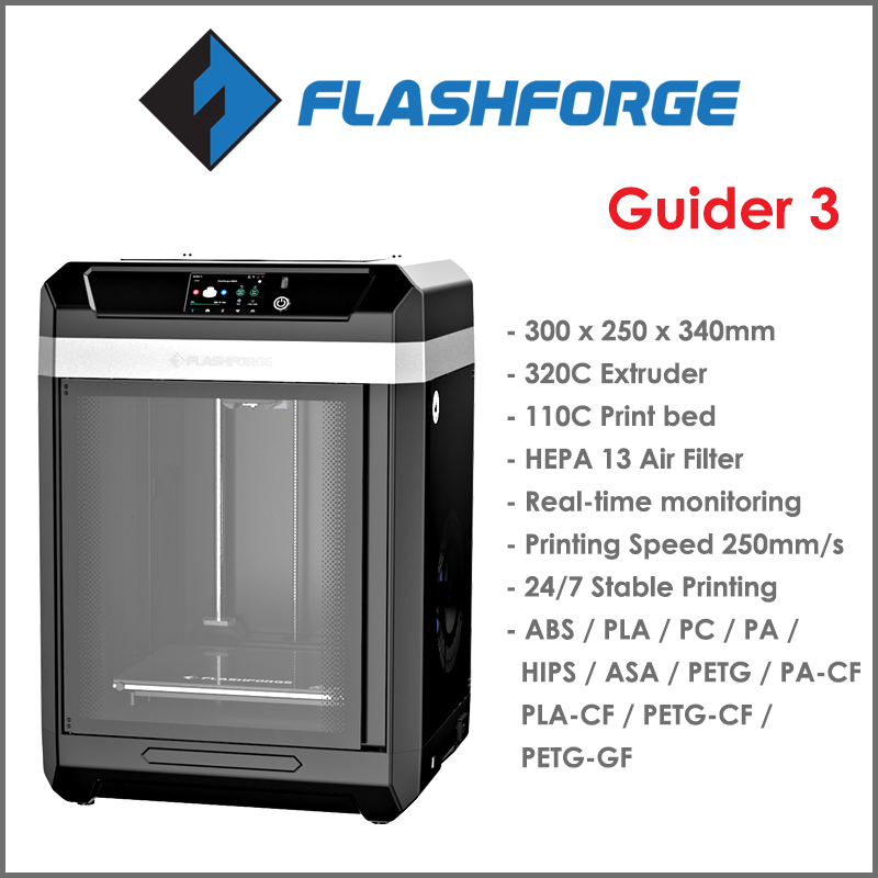 FLASHFORGE GUIDER 3 | 3D PRINTER