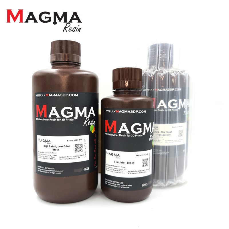 3D Gadgets Malaysia | Magma High Temp Resin Series 1KG - Light Scarlet