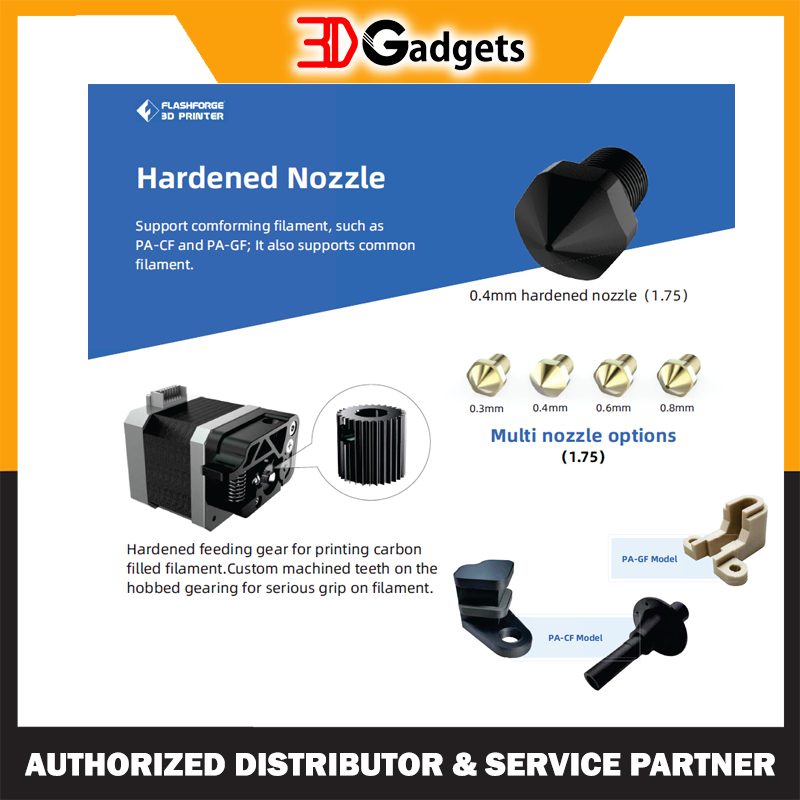 FlashForge Guider IIS 3D Printer 300C extruder | 3D Gadgets Malaysia