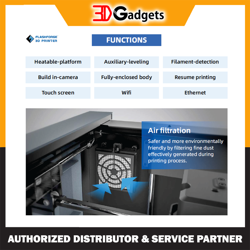 FlashForge Guider IIS 3D Printer 300C extruder | 3D Gadgets Malaysia