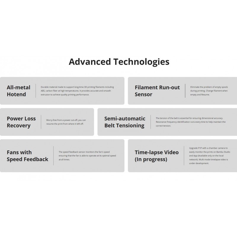 Bambu Lab P1P FDM 3D Printer | 3D Gadgets Malaysia