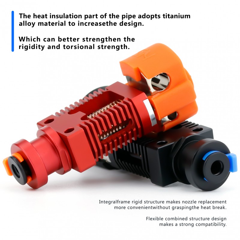Haldis 3D Red Lizard V5-PRO High Flow Hotend | 3D Gadgets Malaysia