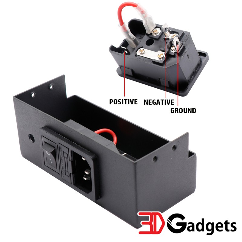 Metal Cover for 360W 12V 24V Power Supply 3D Printer | 3D Gadgets Malaysia