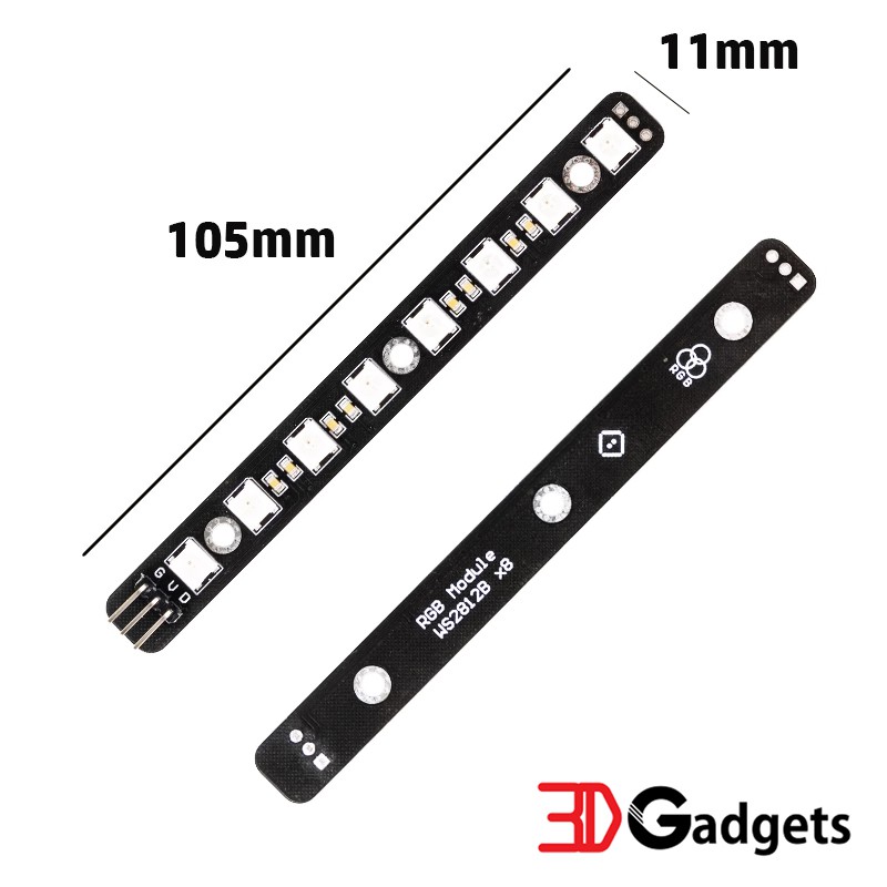 WS2812B NeoPixel 8 LED RGB Stick for 3D Printer | 3D Gadgets Malaysia