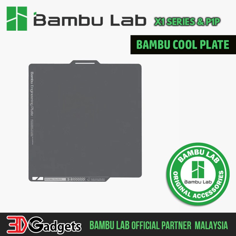 Bambu Lab X1 Series & P1P Bambu Cool Plate | 3D Gadgets Malaysia