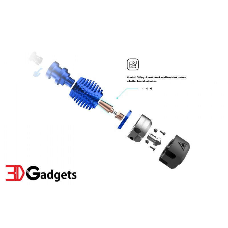 Phaetus Dragonfly BMO Hotend for Prusa MK3 / BMG / Titan / V6 Mount