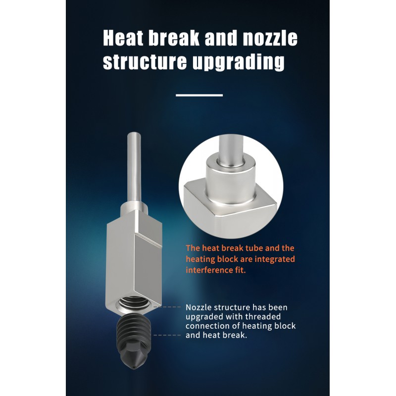 High Flow CHT Style Brass Nozzle 1.75mm for Bambu Lab X1 / P1P Upgrade