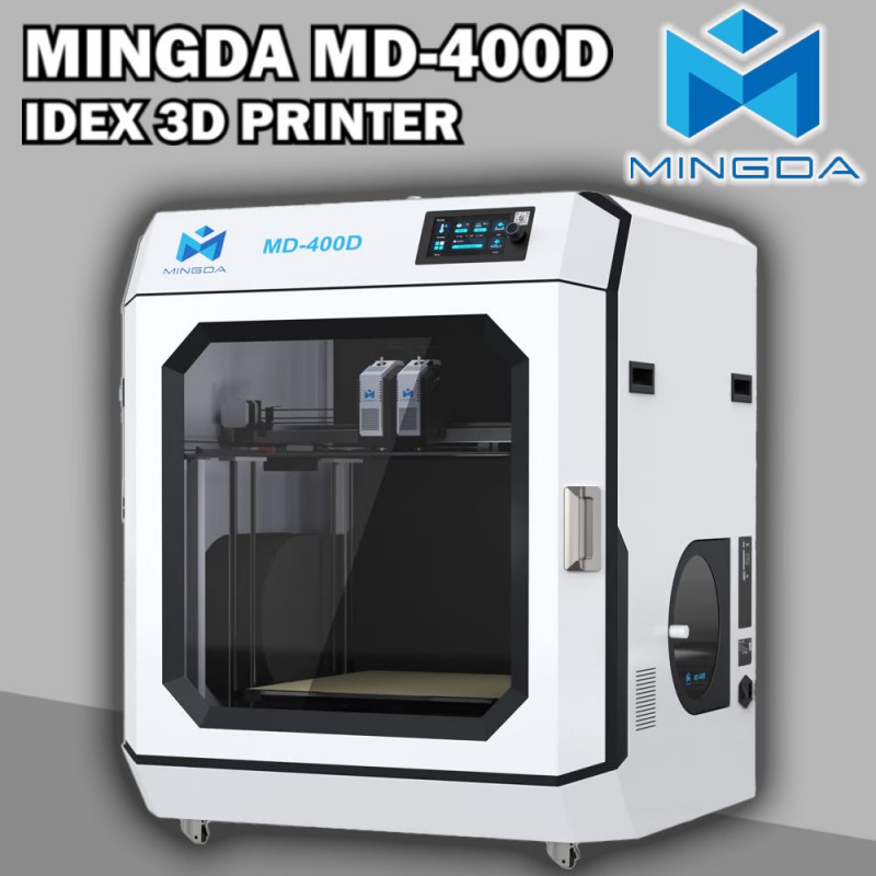 Mingda MD-400D IDEX Industrial 3D Printer | 3D Gadgets Malaysia