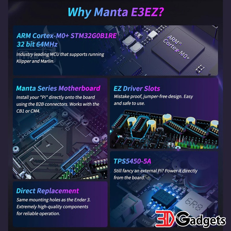 BIGTREETECH Manta E3EZ Mainboard Upgrade to Klipper