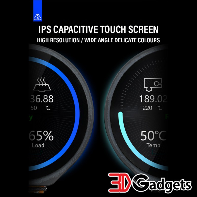 Mellow Fly Halo IPS Capacitive Smart Circular Touch Screen for Klipper ...