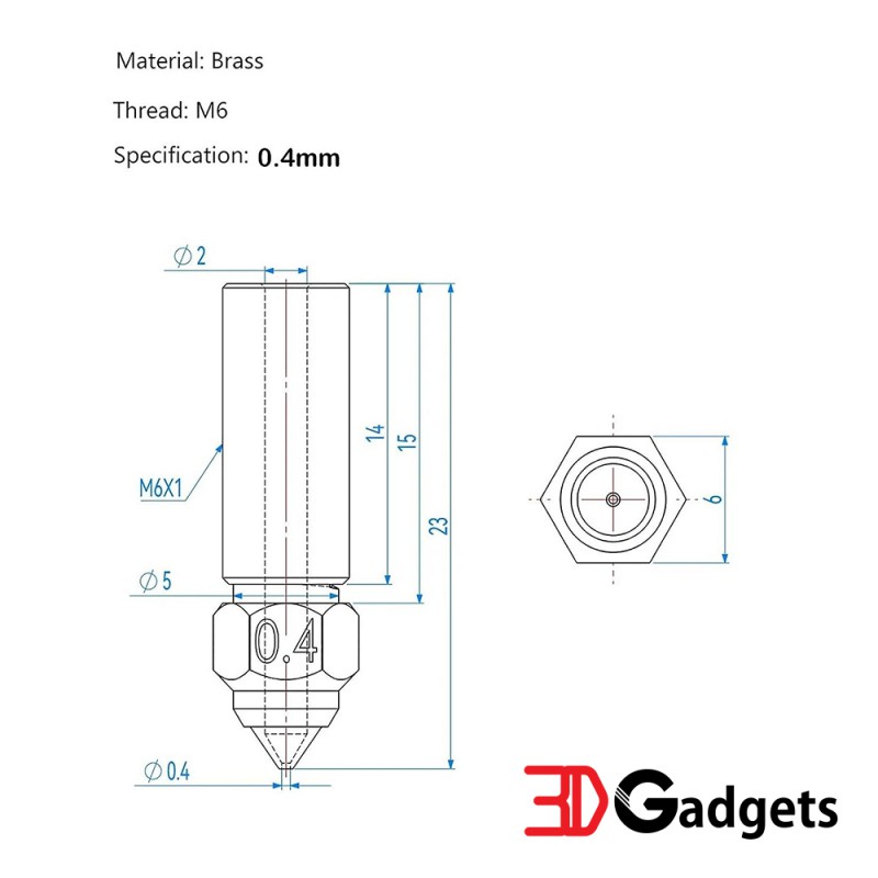 E3D Volcano Type Nozzle Compatible for Creality K1/ K1 Max 3D Printer