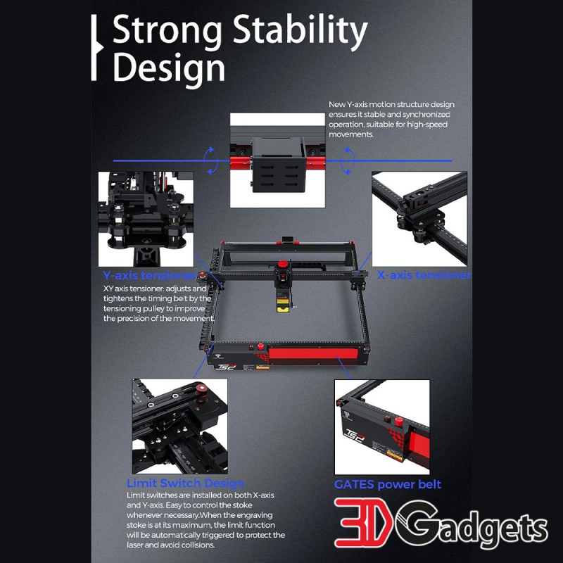 Two Trees TS2-20w High Precision Laser Engraver | 3D Gadgets Malaysia