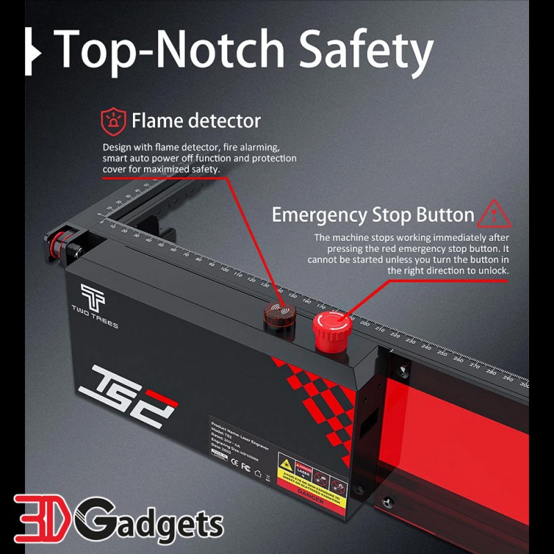 Two Trees TS2-20w High Precision Laser Engraver | 3D Gadgets Malaysia