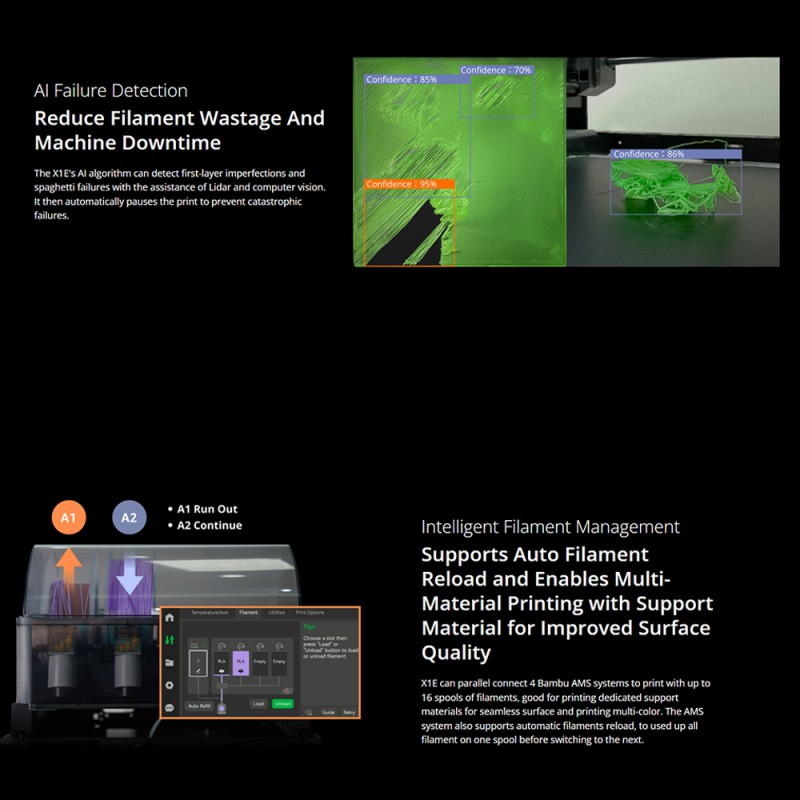 Bambu Lab X1E Combo AMS | 3D Gadgets Malaysia.