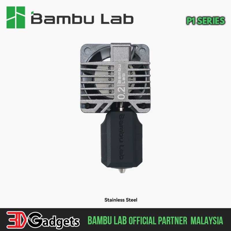 Bambu Lab P1 Series - Complete Hotend Assembly | 3D Gadgets Malaysia