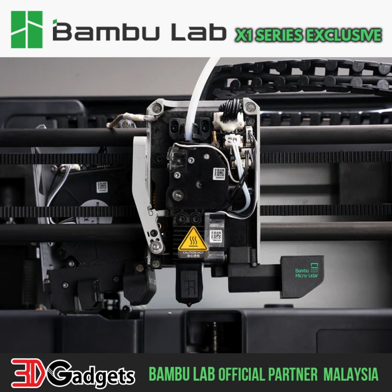 Bambu Lab X1 Series - Complete Hotend Assembly | 3D Gadgets Malaysia