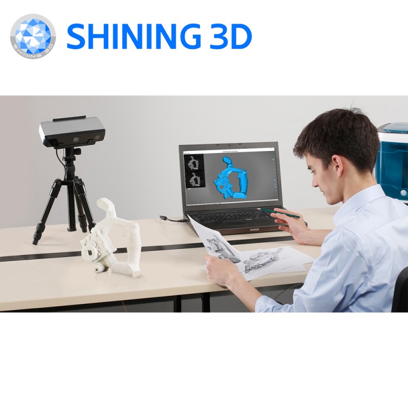 Shining 3D EinScan-SP V2 Desktop 3D Scanner | 3D Gadgets Malaysia