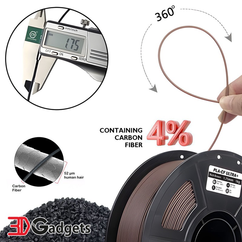 Magma PLA-CF ULTRA+ Colour Carbon Fiber Filament | 3D Gadgets Malaysia