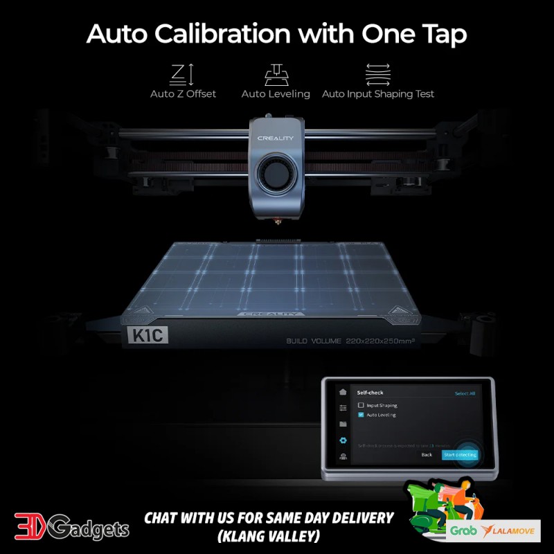 Creality K1C High Speed FDM 3D Printer | 3D Gadgets Malaysia.
