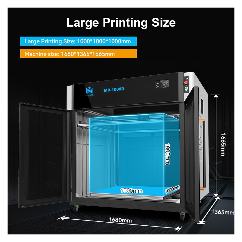 MINGDA MD-1000D HIGH SPEED DUAL EXTRUDER | 3D Gadgets Malaysia
