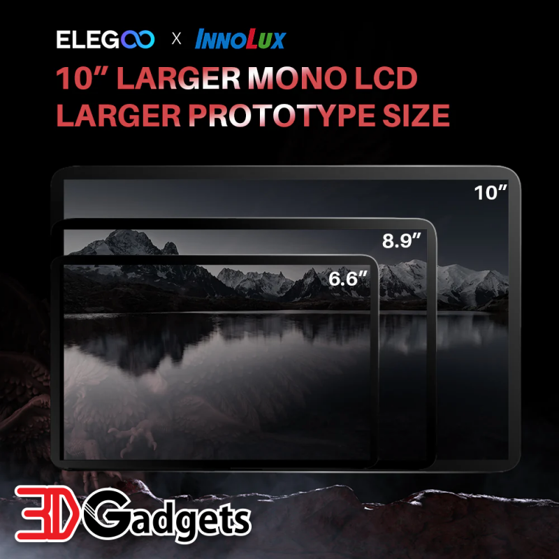 3D Gadgets Malaysia | Elegoo Saturn 2 Replacement 10 Inch 8K MONO LCD