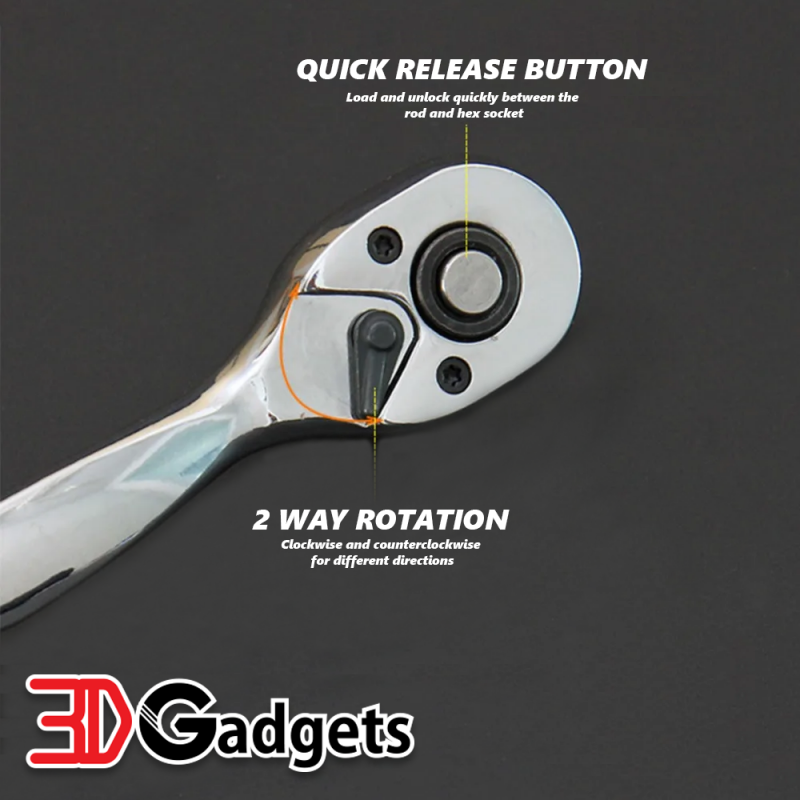 Nozzle Socket Wrench Included With Hex Sockets | 3D Gadgets Malaysia