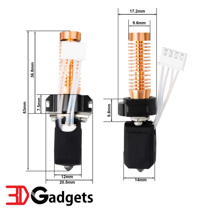 Super 3d. Quick Release Hotend for Flashforge ADV 5M| 3D Gadgets Malaysia