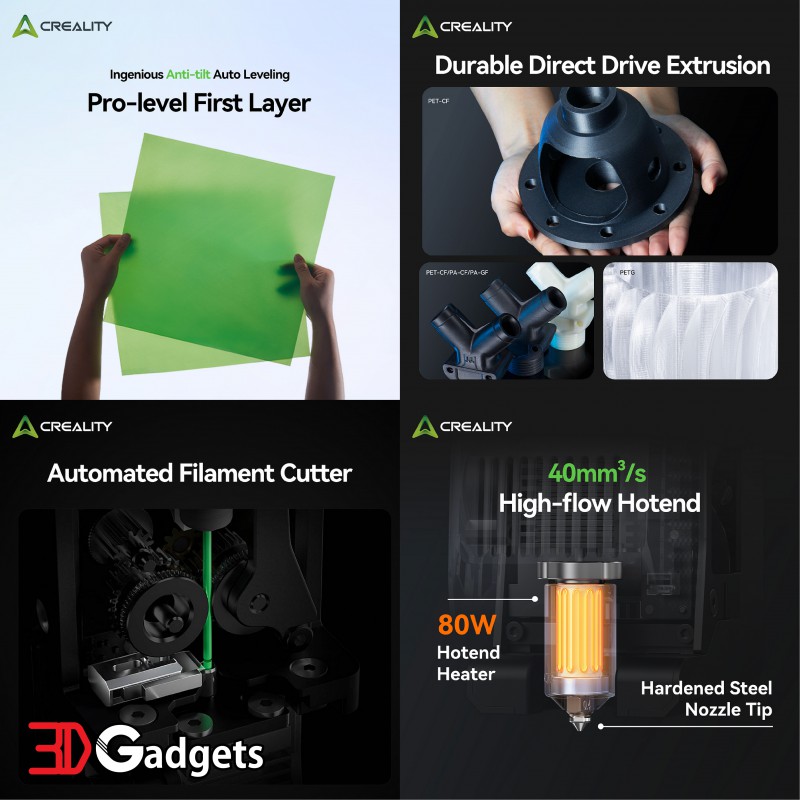 Creality K2 Plus Combo FDM 3D Printer | 3D Gadgets Malaysia.
