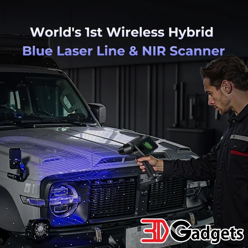 Creality Raptor X Wireless 3D Scanner l 3D Gadgets Malaysia