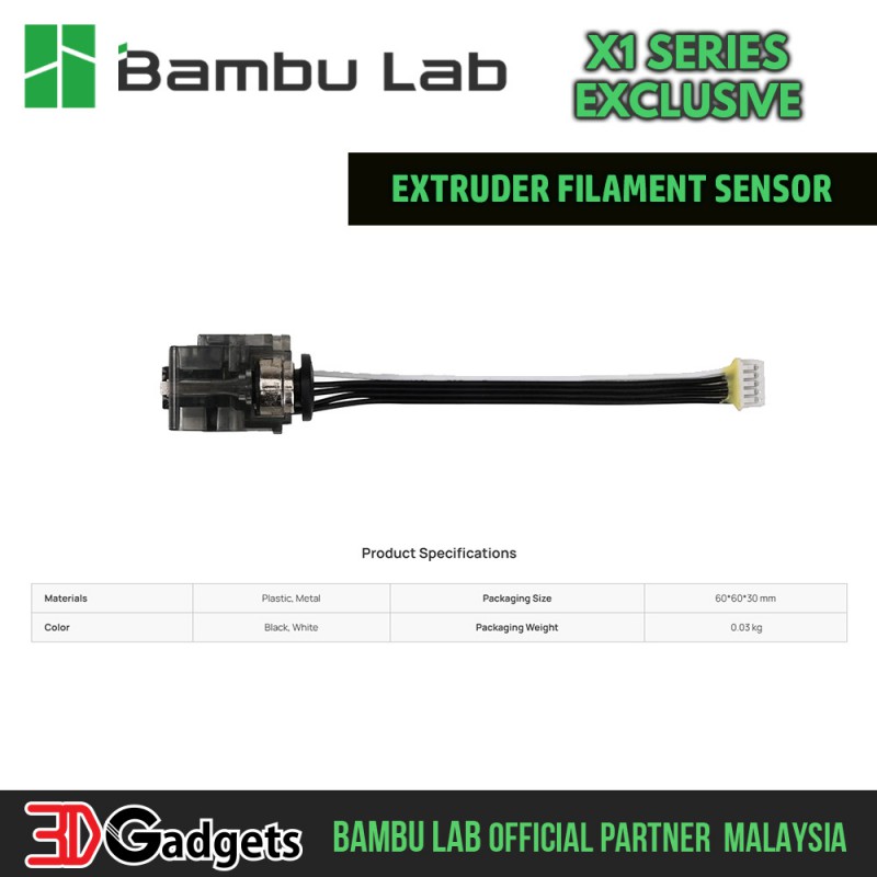 Bambu Lab Extruder Filament Sensor for X1 Series | 3D Gadgets Malaysia