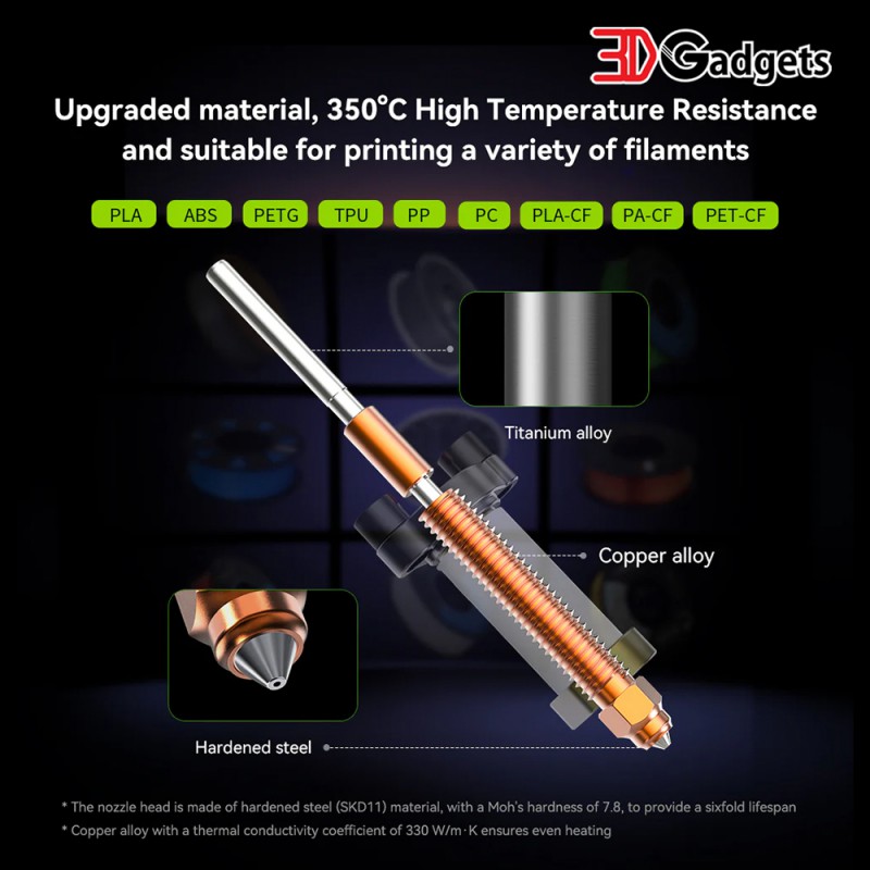 Creality K2 Plus Ceramic Heating Block Kit | 3D Gadgets Malaysia